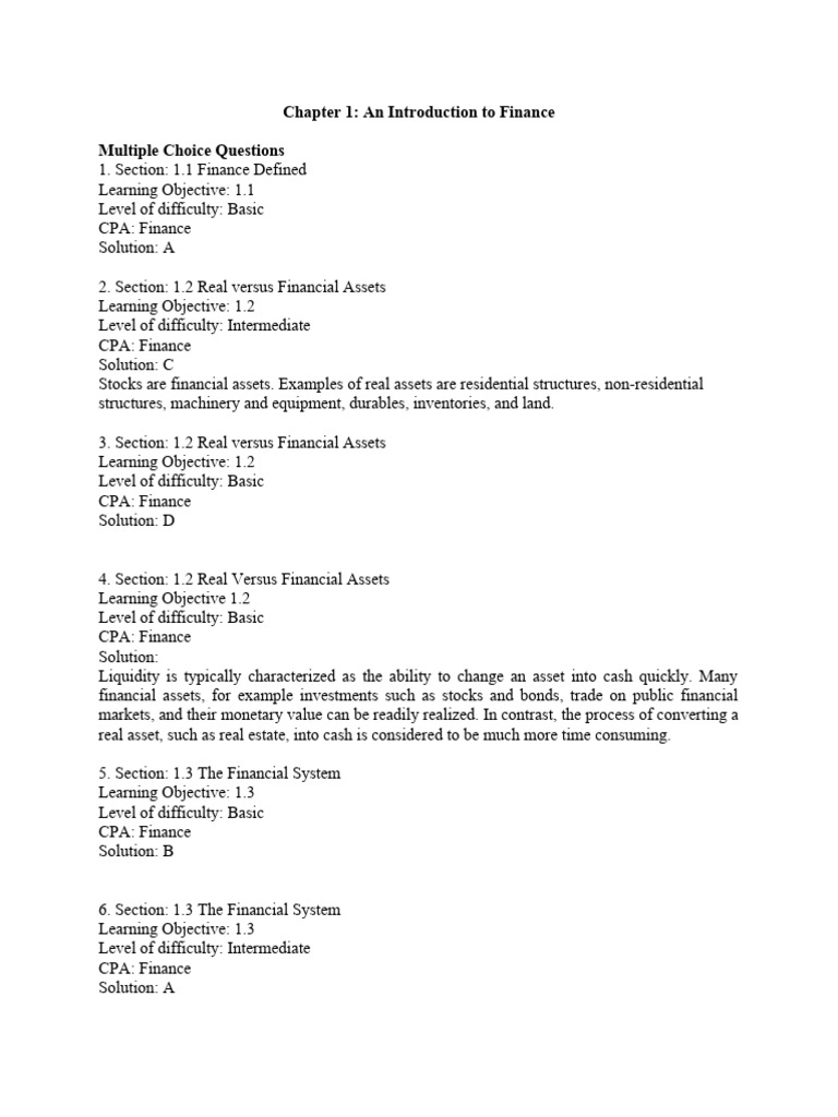 Lesson 6 Chapter 9 - Solutions To Homework Problems | PDF | Financial ...