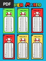 Tablas de Multiplicar Hello Kitty | PDF