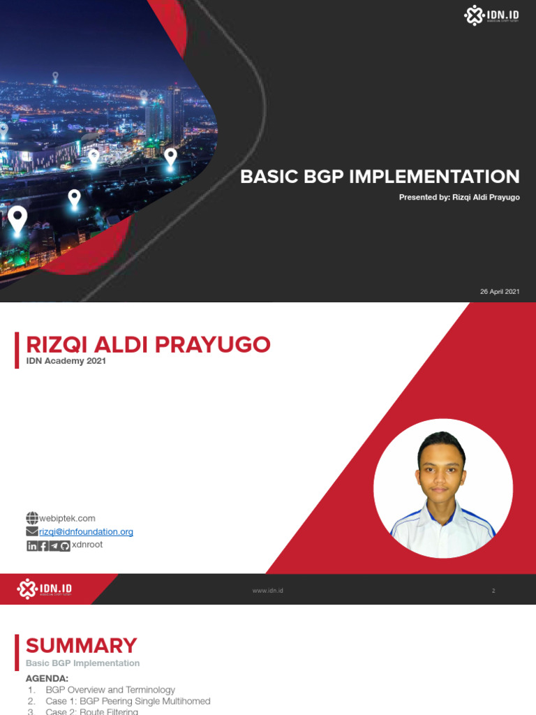 Basic BGP Implementation | PDF