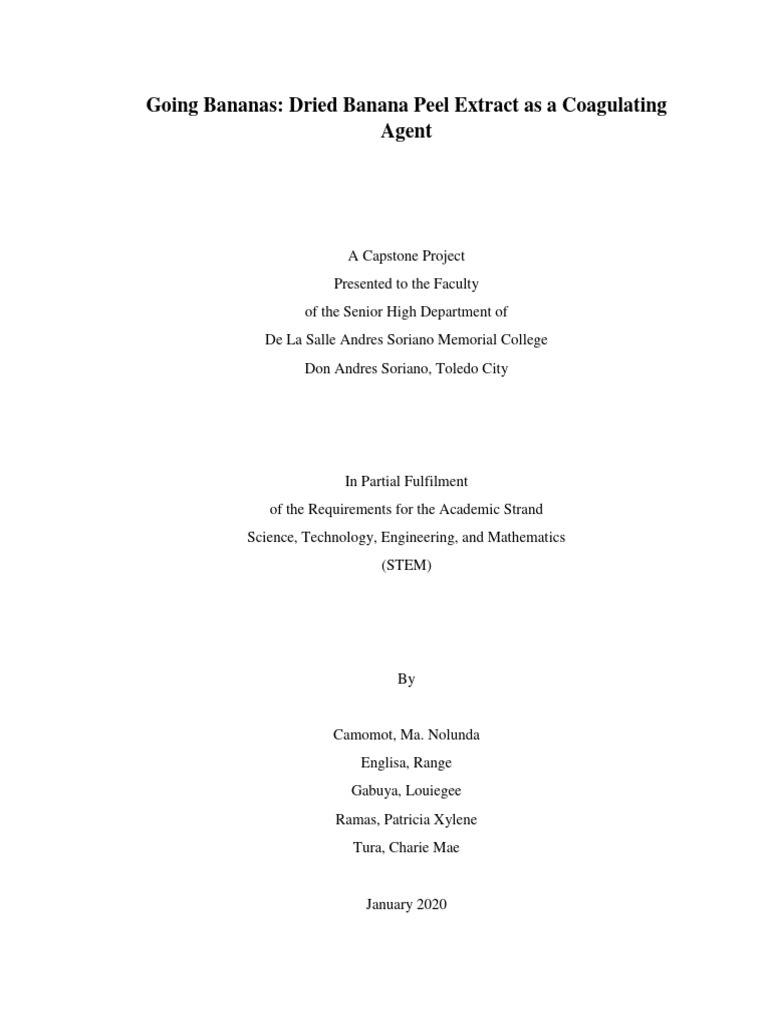 Final Capstone | PDF | Hemostasis | Coagulation