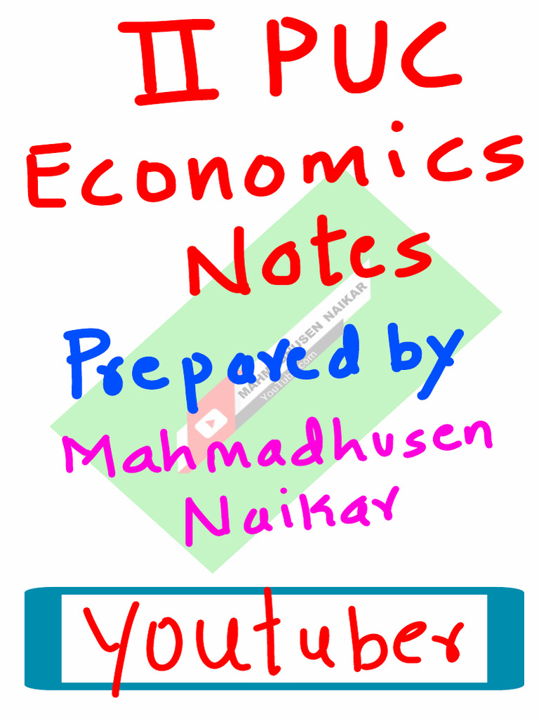 1 Micro Economics Notes | PDF