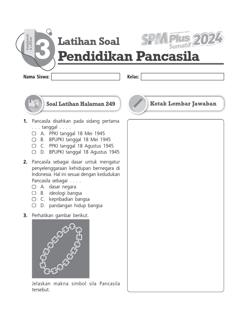 Latihan PKN 1 SPM Plus 2024 | PDF
