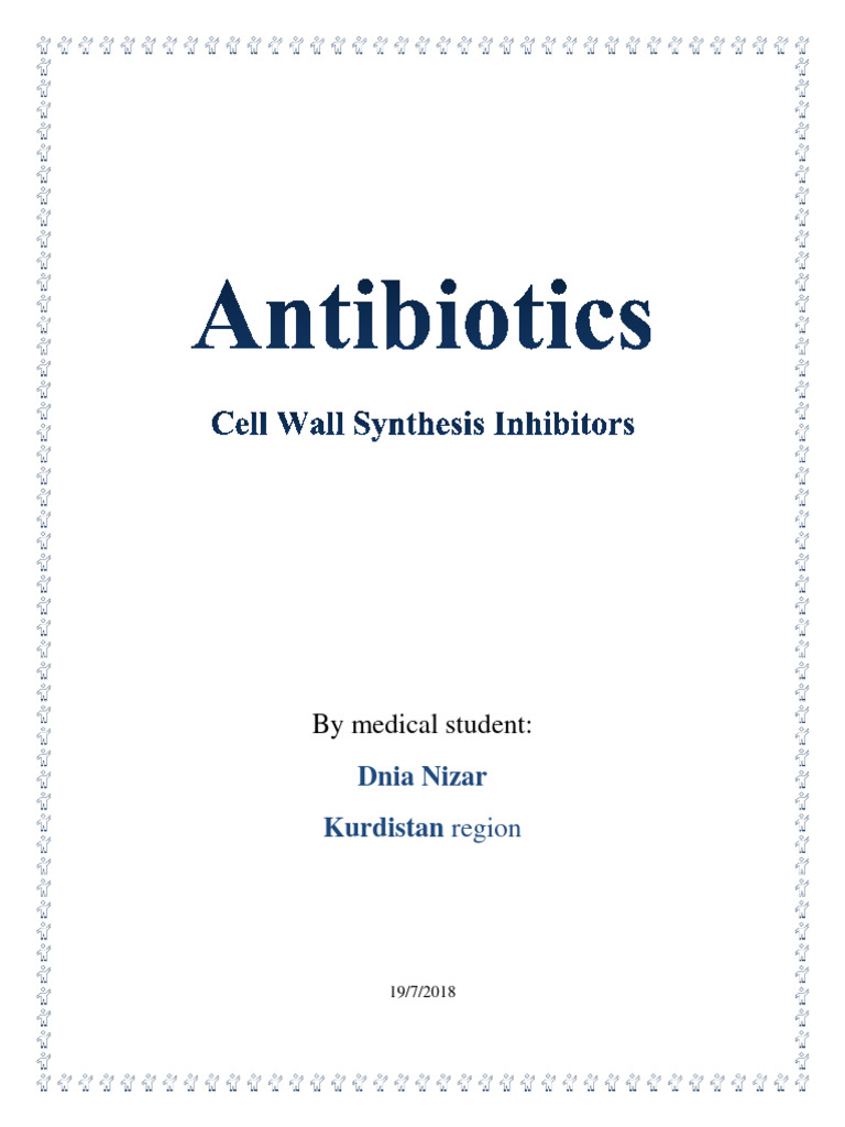 Antibiotics | PDF | Penicillin | Beta Lactamase