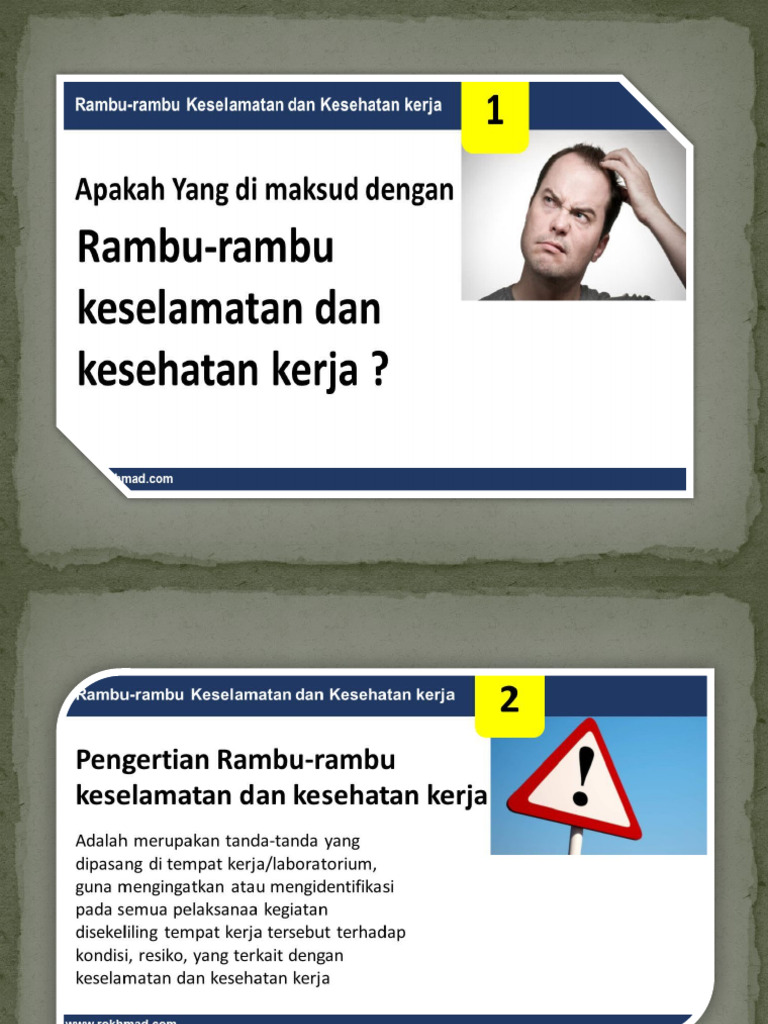 Rambu Rambu K3 | PDF