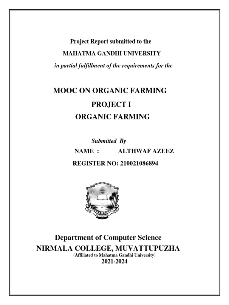 Organic Farming - Merged | PDF | Organic Farming | Agriculture