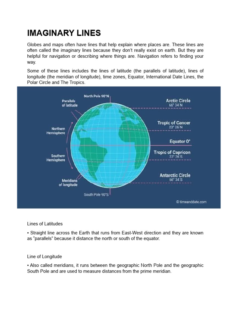 Imaginary Lines Narrative Report | PDF | Longitude | Equator