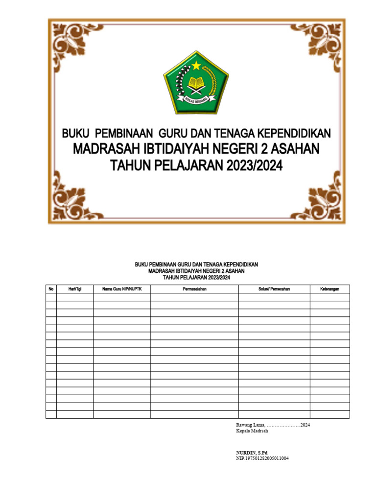 Buku Pembinaan Guru Dan Tendik | PDF