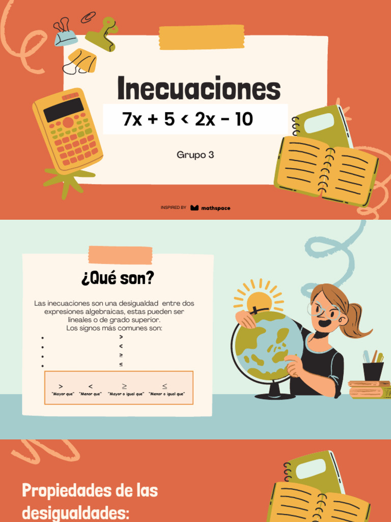 Inecuaciones | PDF | Álgebra | Matemáticas