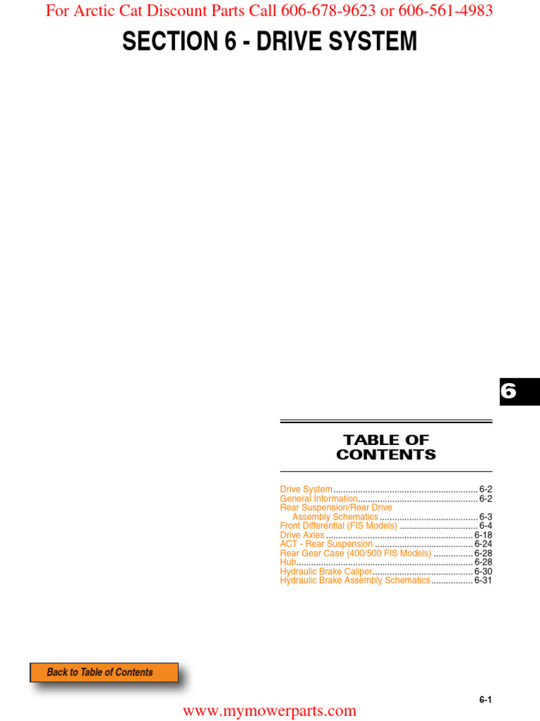 ATV Section 6 | PDF | Gear | Axle