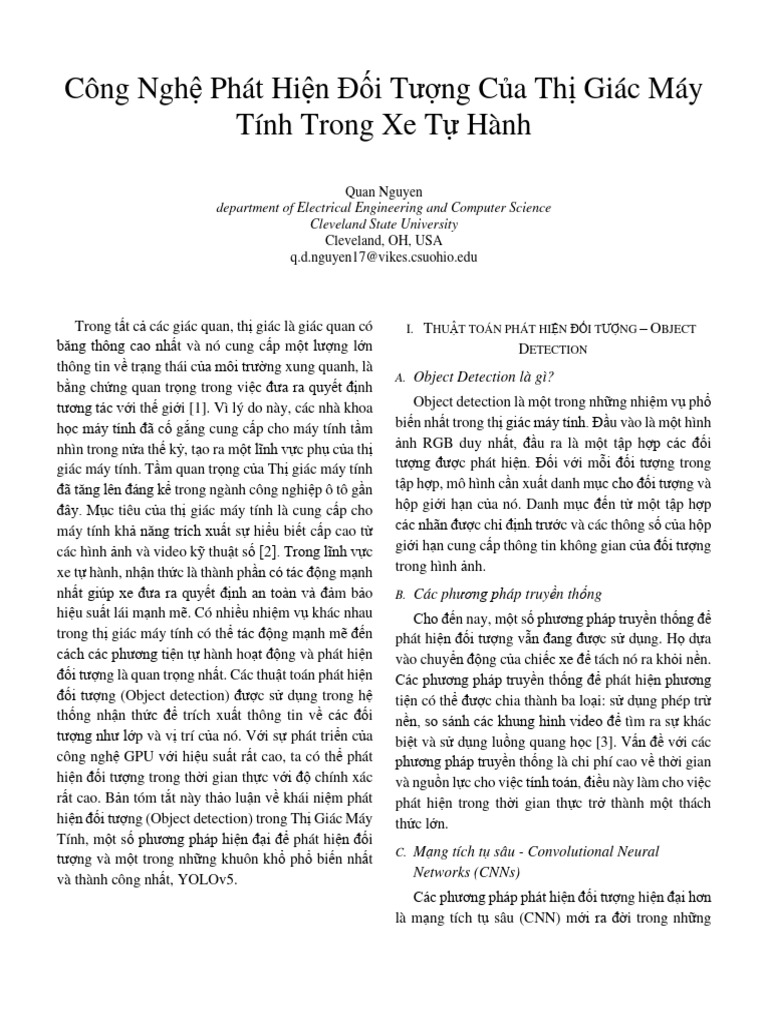 Quan - Nguyen - Deep - Learning - in - Computer - Vision - Vietnamese | PDF