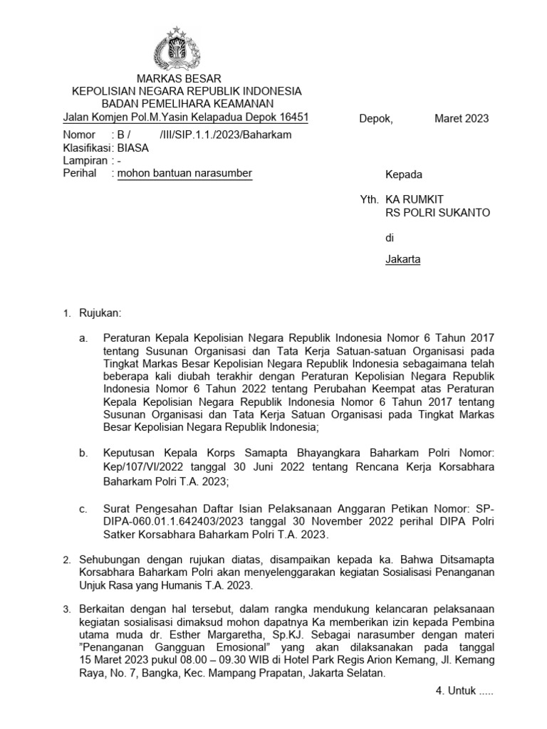 Surat Karumkit 2023 | PDF