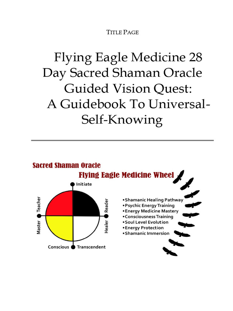 28 Day Vision Quest Guidebook | PDF | Philosophy | Self-Improvement