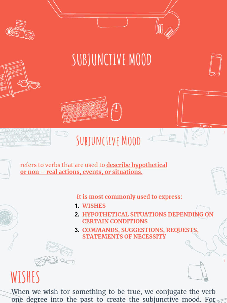 Subjunctive Mood | PDF | Grammatical Tense | Syntax