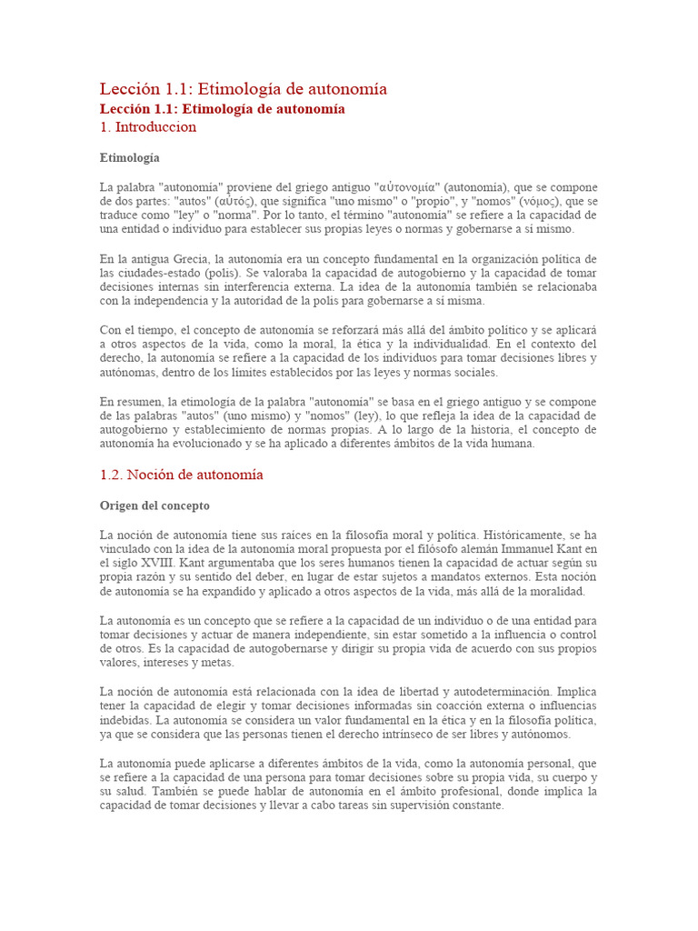 Unidad 1 - 2 - 3 | PDF | Autonomía | Feudalismo