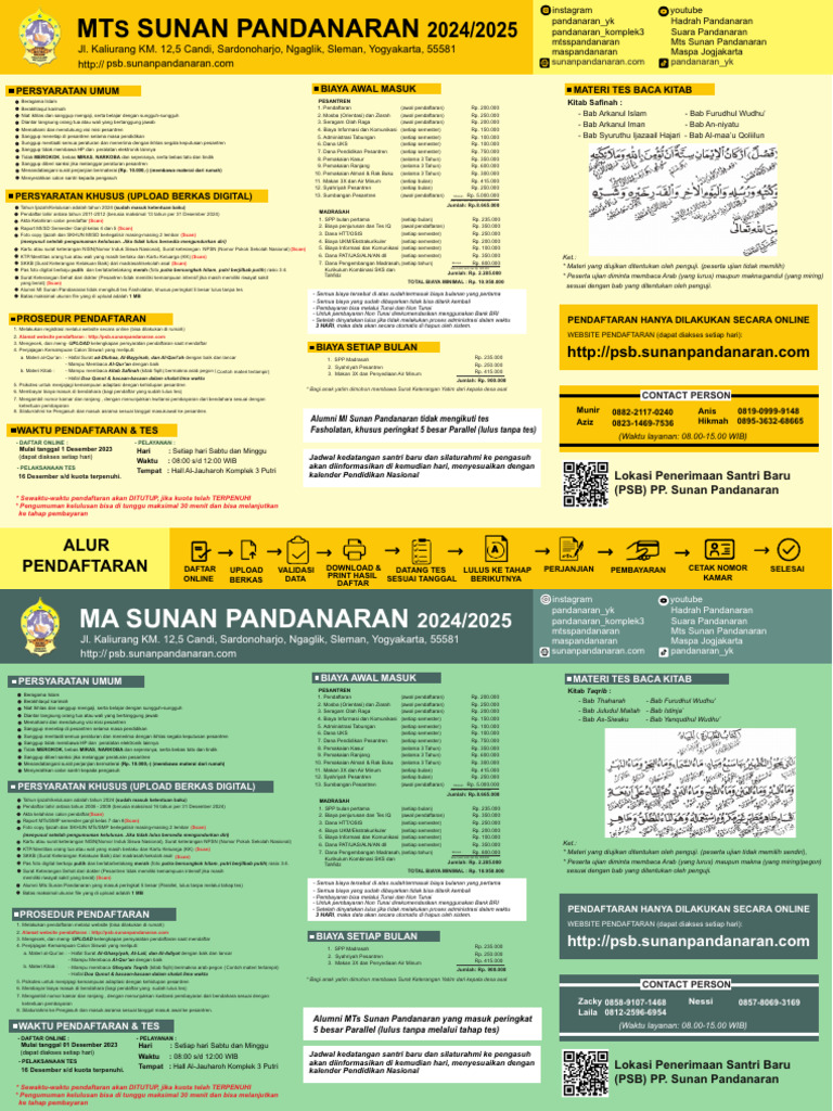 BROSUR PSB 2024-2025 | PDF