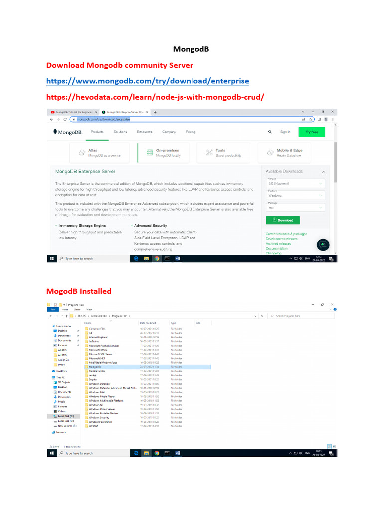 MongodB Implementation | PDF