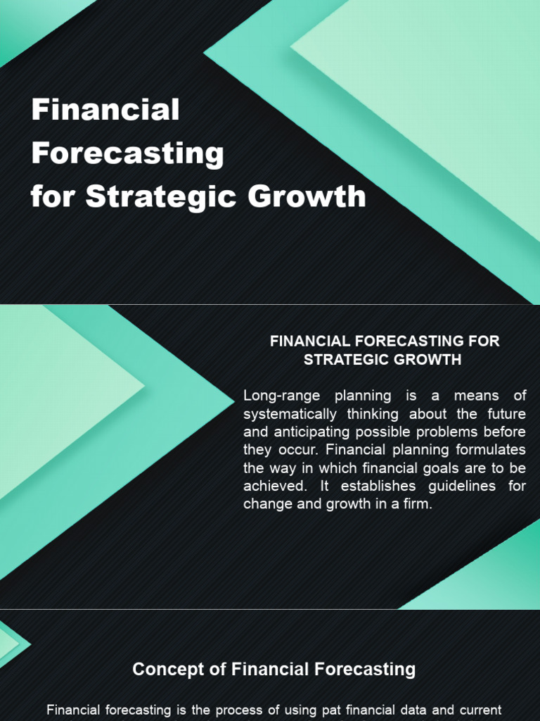 Group 1 Financial Forecasting For Strategic Growth | PDF | Equity ...