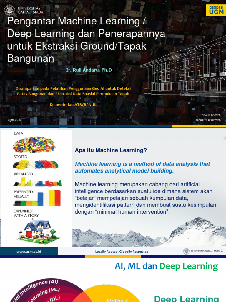 Pengantar MLDL Dan Penerapannya Untuk Ekstraksi Ground Tapak Bangunan | PDF