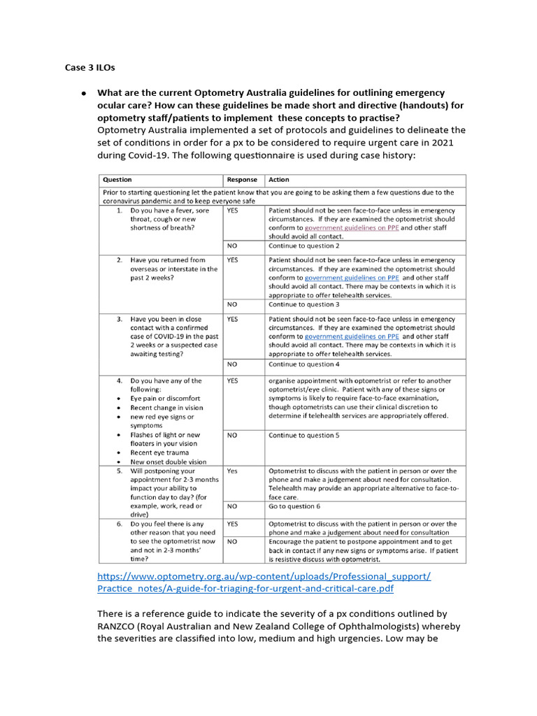 PBL Case 3 Research | PDF | Human Eye | Clinical Medicine