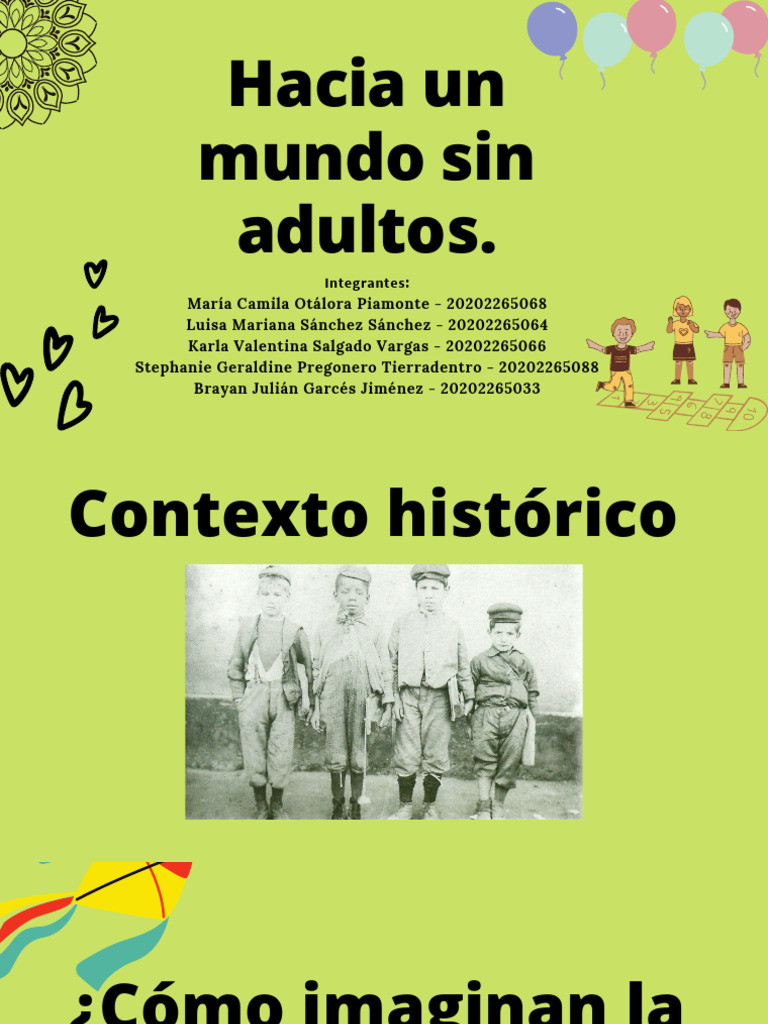 Hacia Un Mundo Sin Adultos Infancias Hiperrealizadas y Desrealizadas | PDF Hacia Un Mundo Sin Adultos Infancias Hiperrealizadas y Desrealizadas | PDF