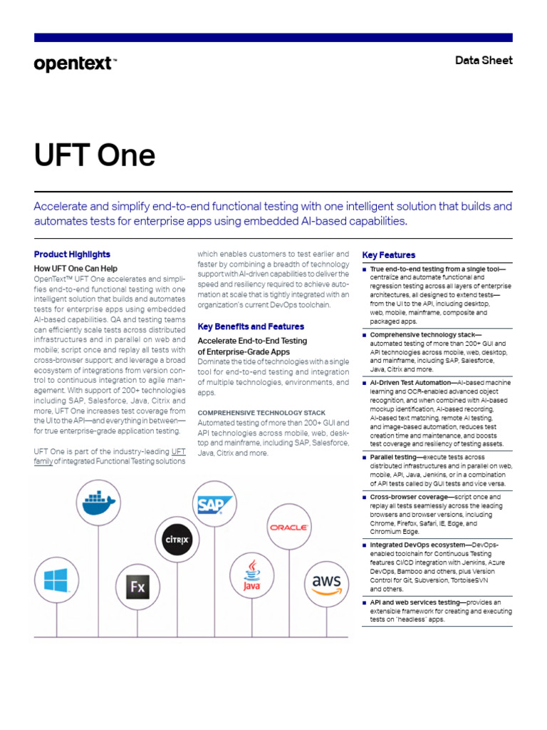 Uft One Ds Pdf
