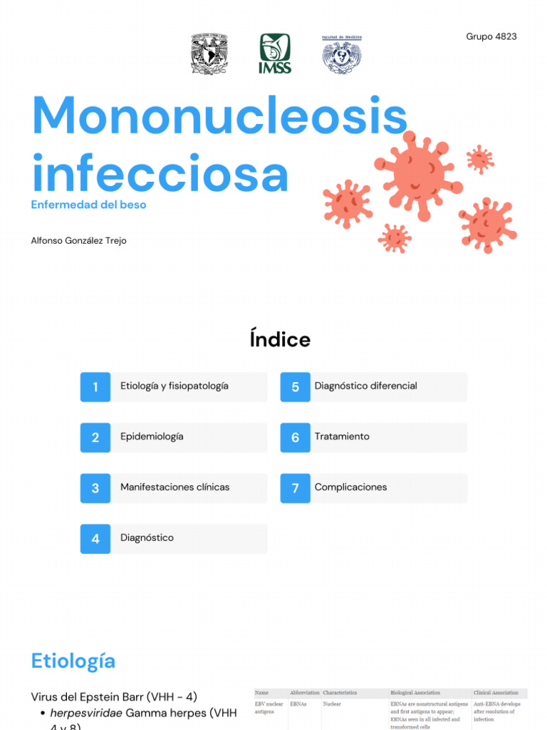 Mononucleosis Infecciosa | PDF