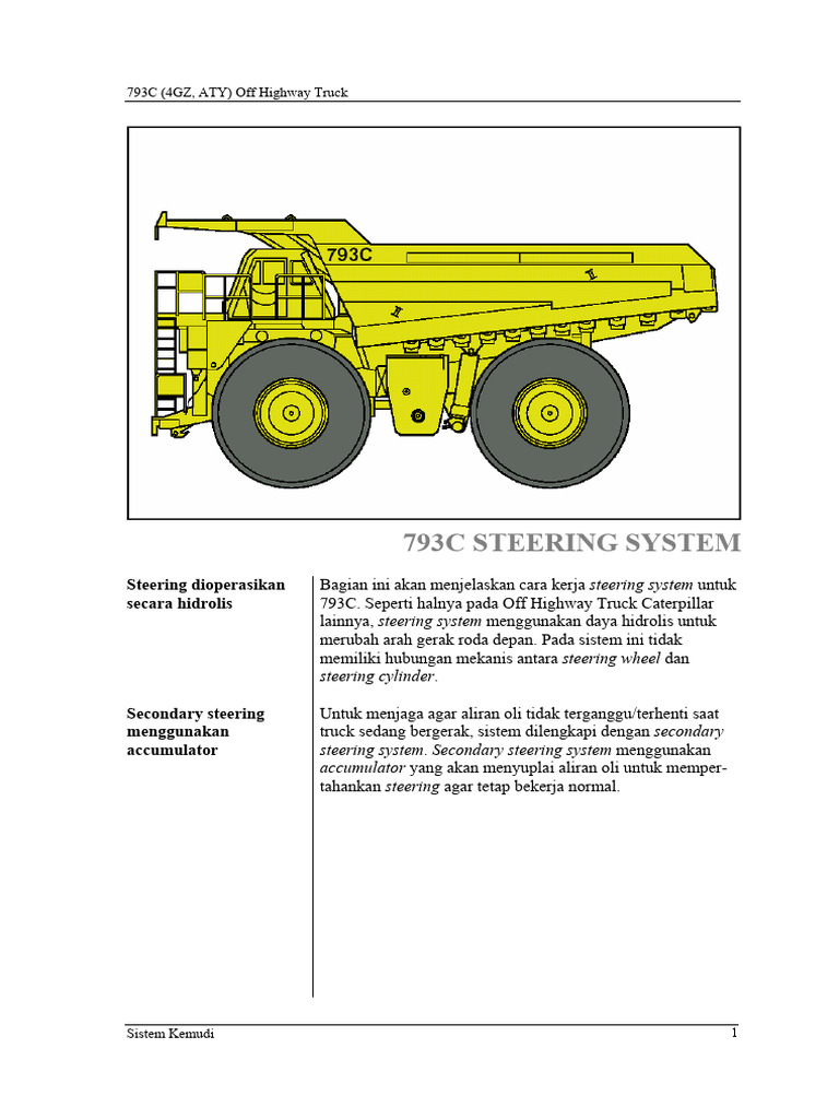 793c Steering System | PDF
