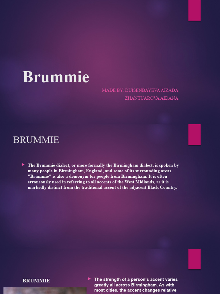 Brummie | PDF