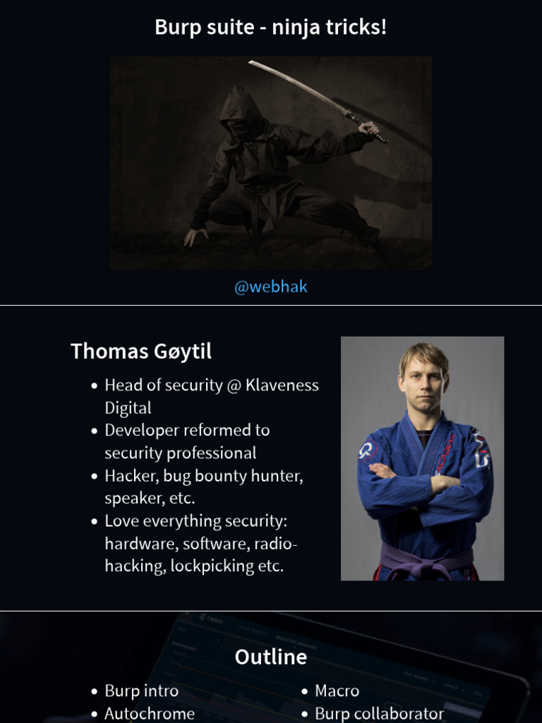 Burp Suite Ninja Moves | PDF
