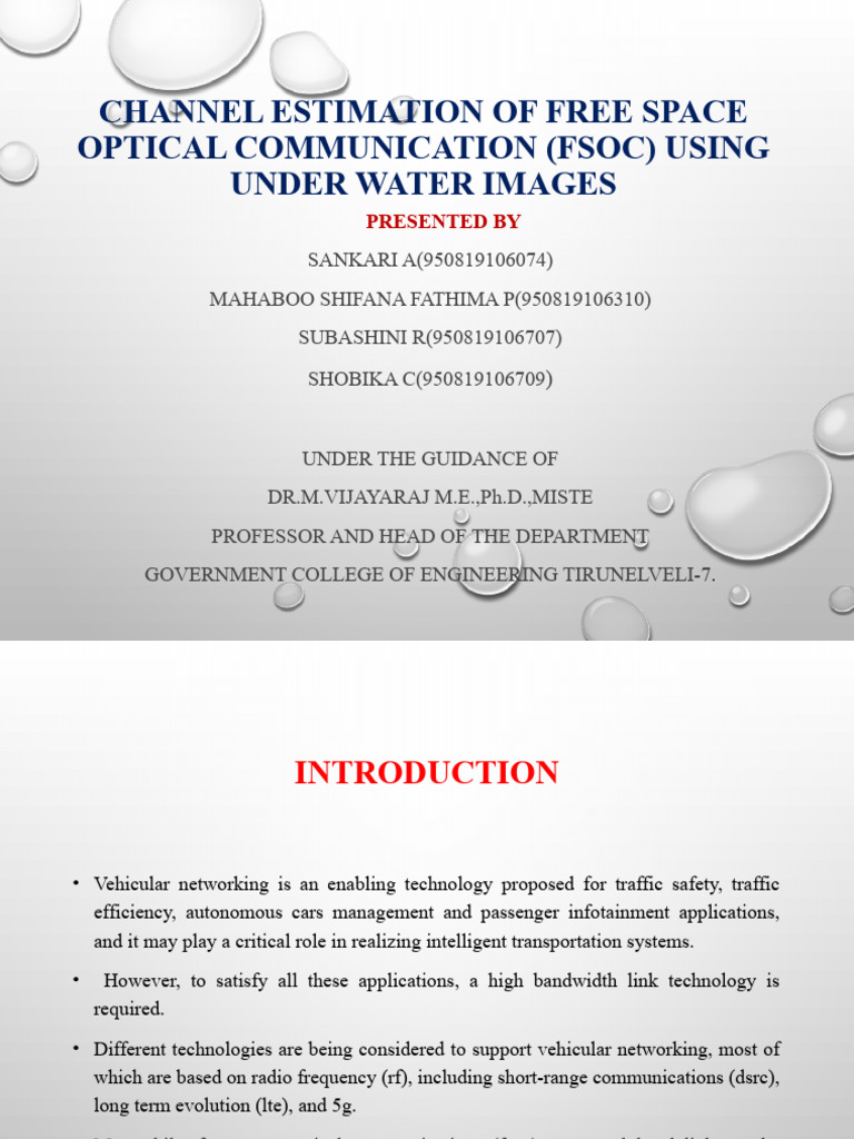 Fsoc PPT (1) Final | PDF | Modulation | Orthogonal Frequency Division ...
