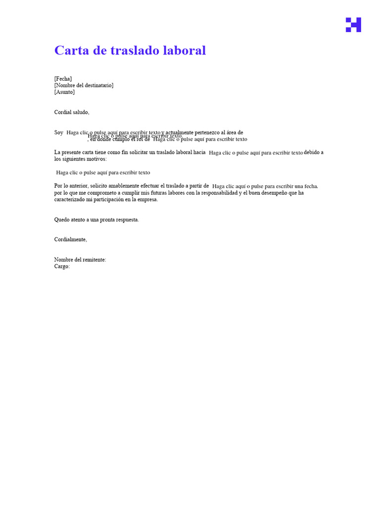 carta-de-traslado-laboral | PDF carta-de-traslado-laboral | PDF