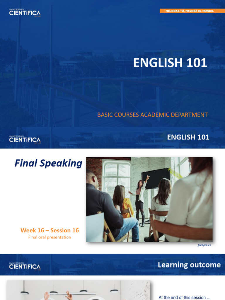 Session 16 | PDF | Fluency | Speech