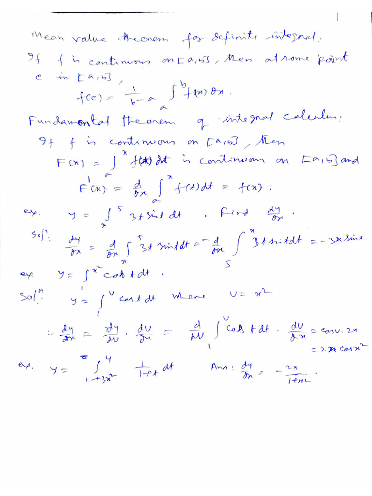 Mean Value Theorem | PDF