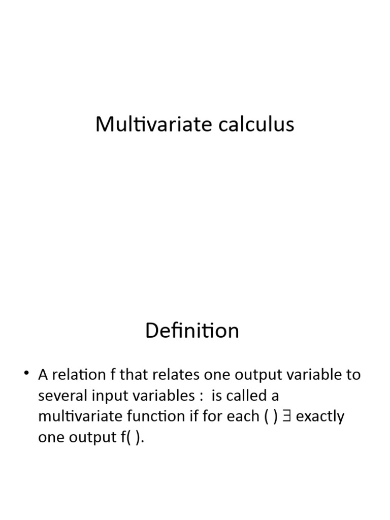 Multivariate Calculus 2022 | PDF | Teaching Methods & Materials