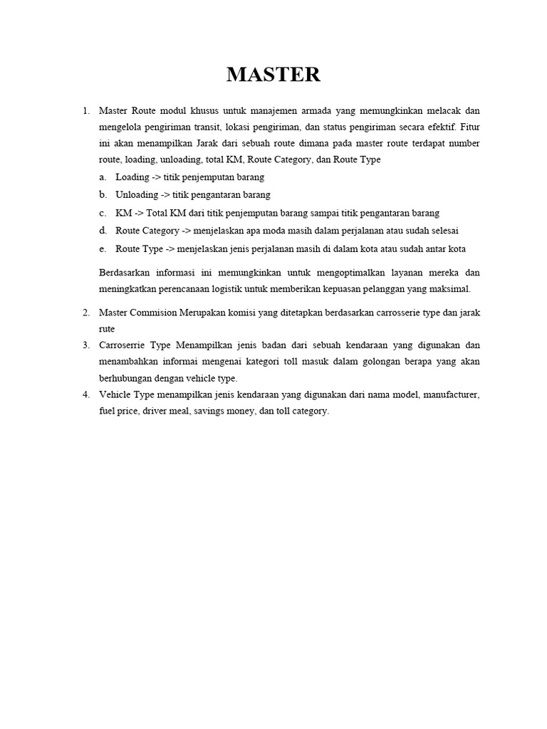 Master | PDF | Bisnis