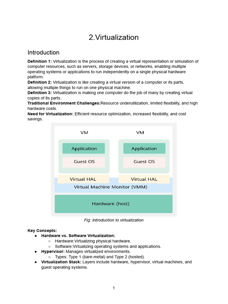 Cas Unit-2 | PDF | Virtualization | Cloud Computing