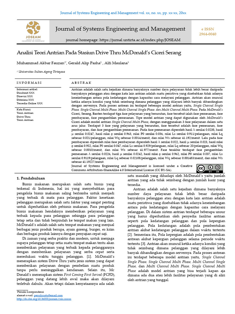 Jurnal Tugas Besar Penelitian Operasional 2 - Kelompok 8 | PDF