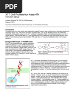XTT Assay Protocol for Cell Viability | PDF | Assay | Cytotoxicity