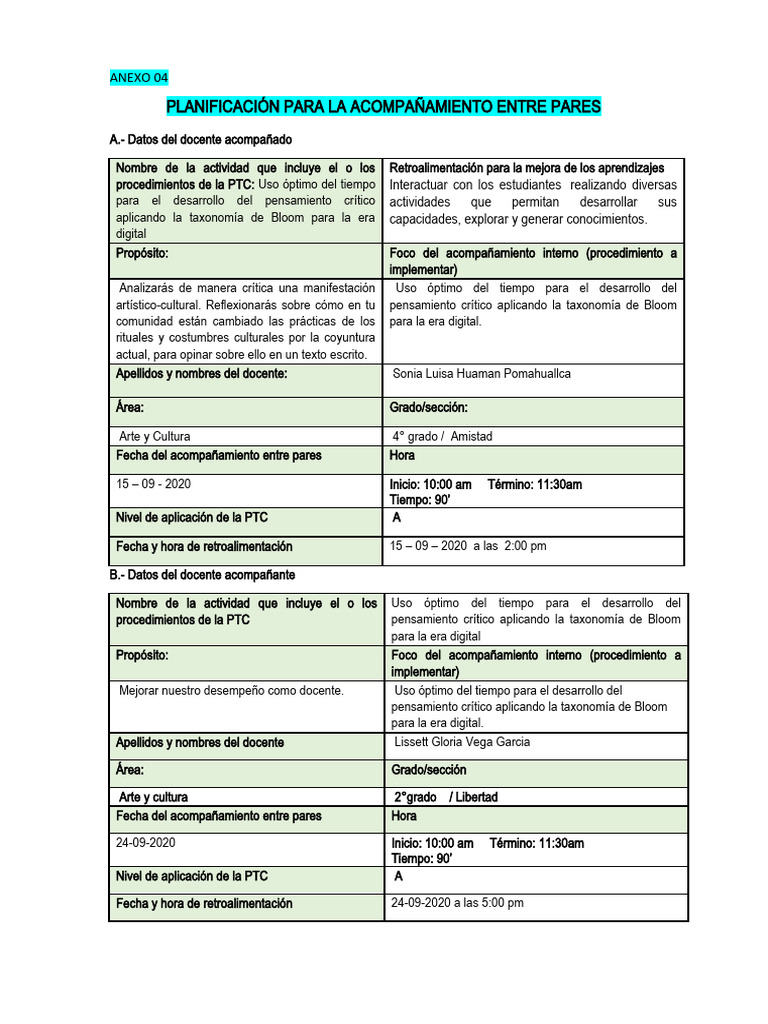 Ficha Anexo 04 | PDF | Aprendizaje | Comunicación humana