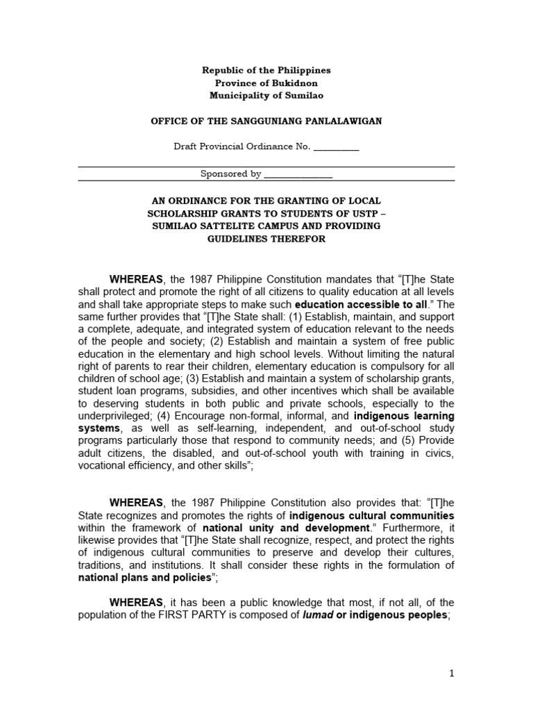 PCOO Sample Ordinance On FOI | PDF | Freedom Of Information Laws By ...