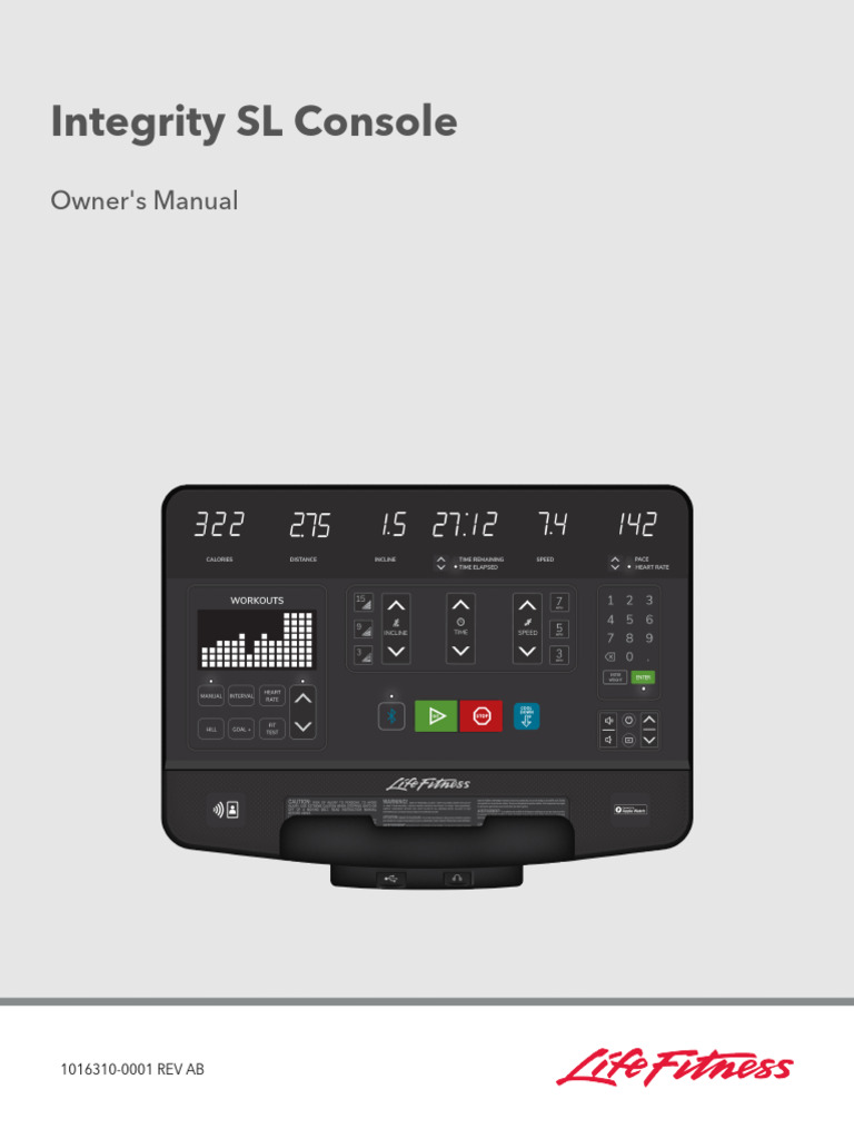 1016310-0001 Integrity SL Console Operations Manual | PDF | Electromagnetic Interference | Bluetooth