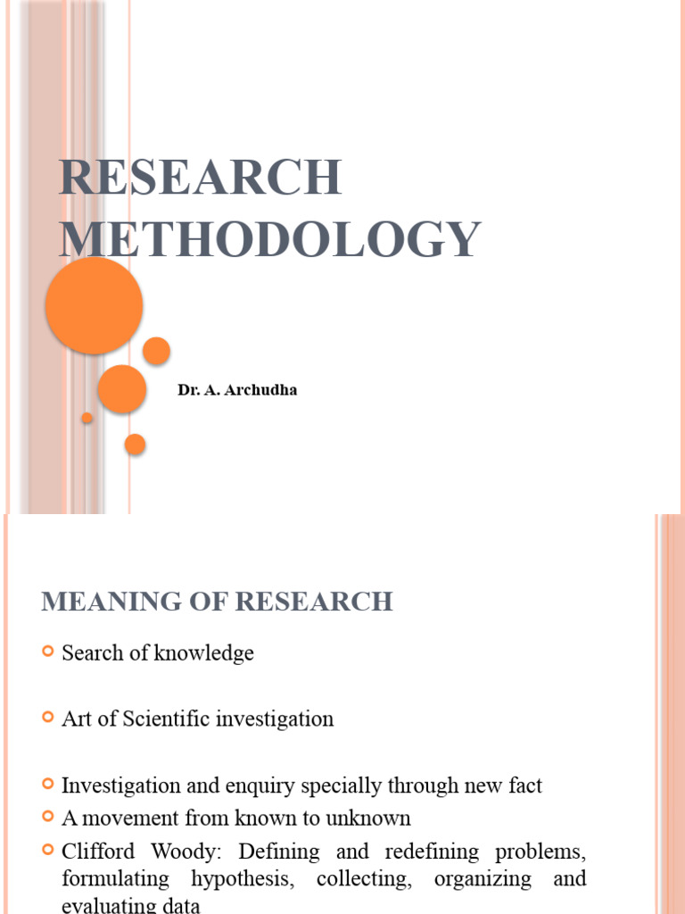 Research Methodology | Download Free PDF | Methodology | Scientific Method
