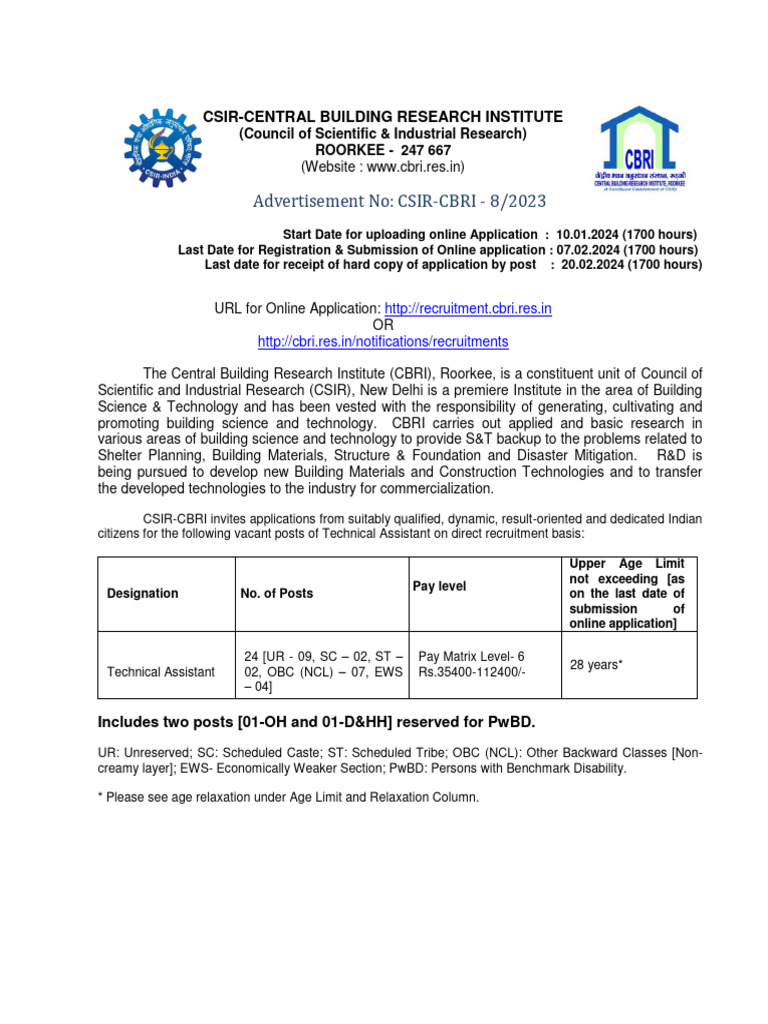 Advt. 8 2023 Detailed Bilangual Final 09.01.2024 5 PM | PDF