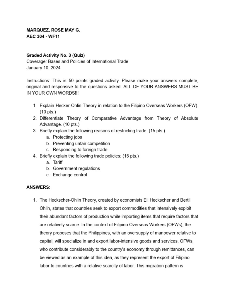 Graded Activity 3 (Finals) | PDF