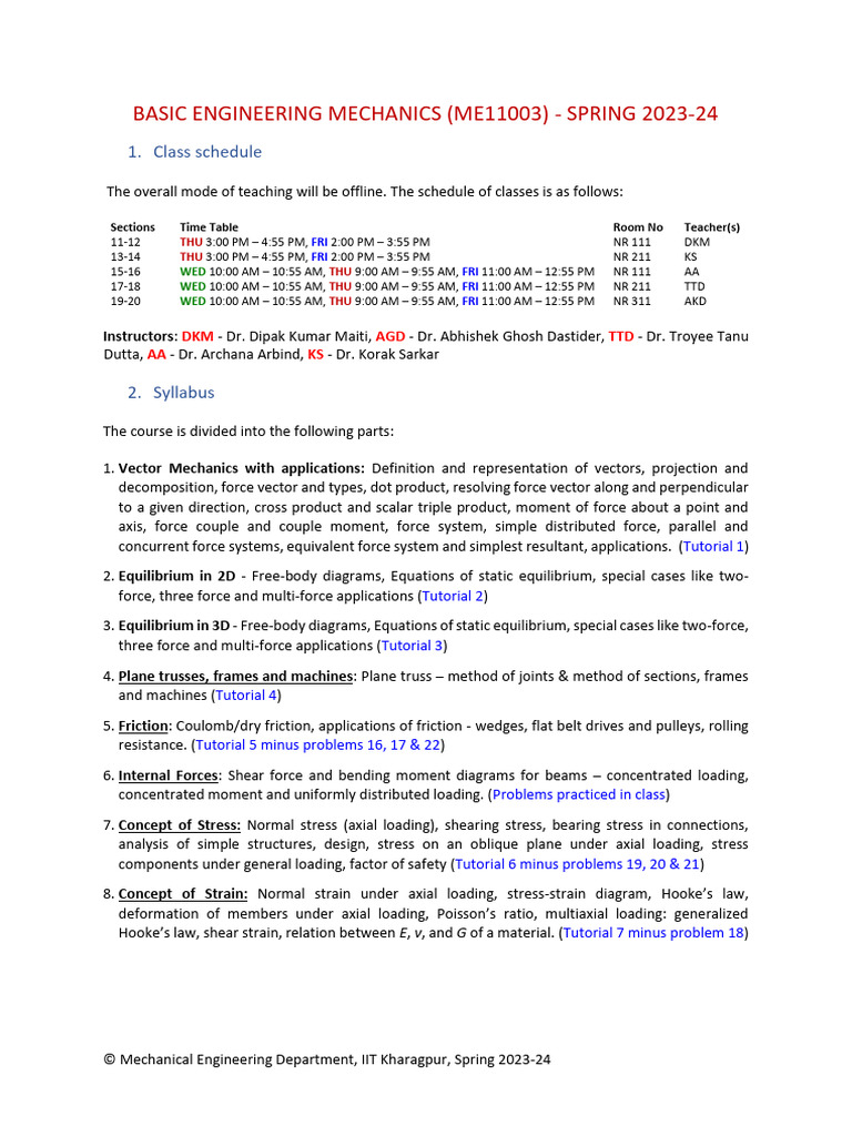 BEM Spring 2024 Guidelines | PDF | Stress (Mechanics) | Force
