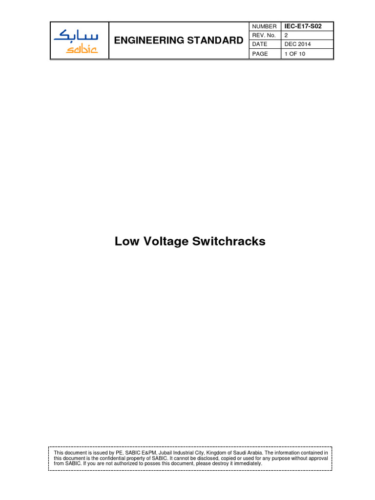 E17-S02 (IEC) Rev 2 Dec 2014 LV Switchracks | PDF | Fuse (Electrical ...