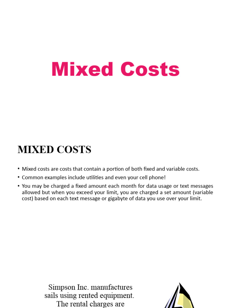 The Mixed Costs | PDF | Business