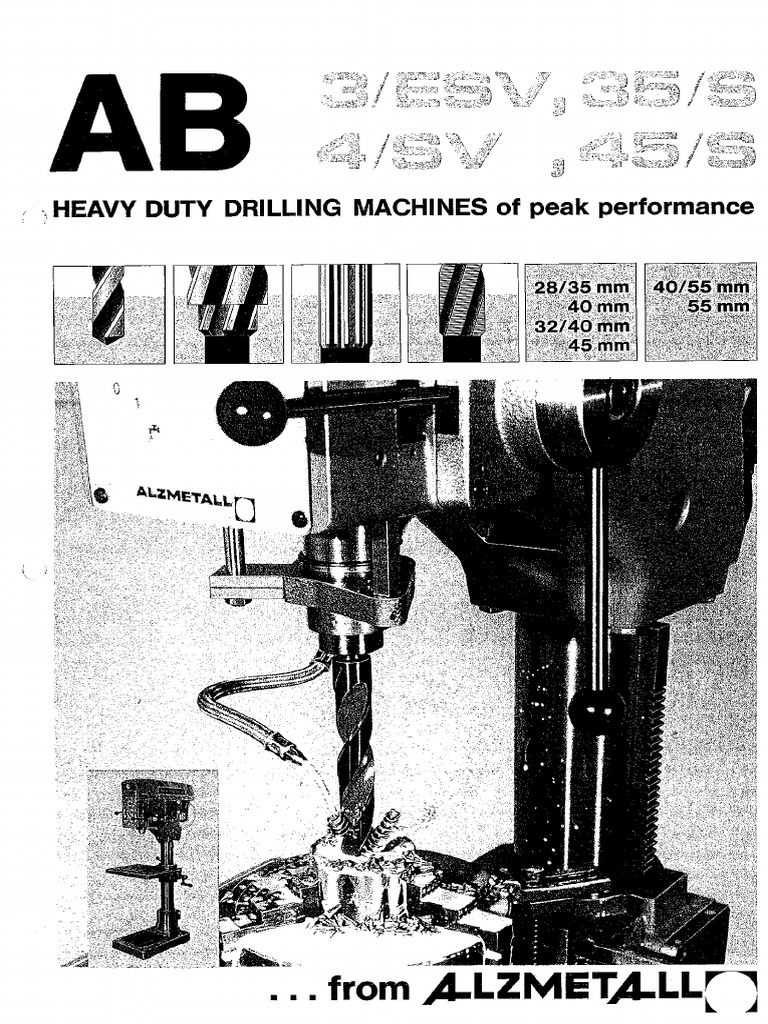 Alzmetall Drillpress Manual | PDF