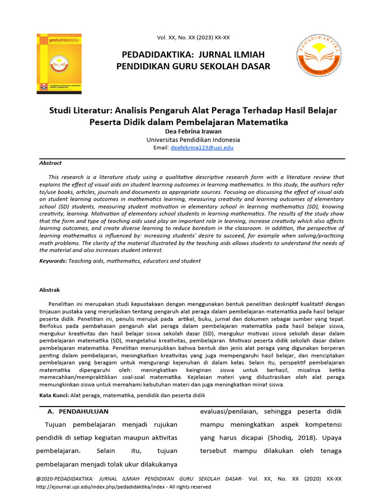 (Semester 4) Pembelajaran Geometri Dan Pengukuran DI SD (Tugas) | PDF