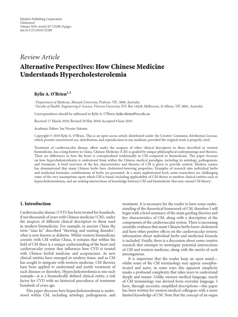 Alternative Perspectives How Chinese Med | PDF | Traditional Chinese ...